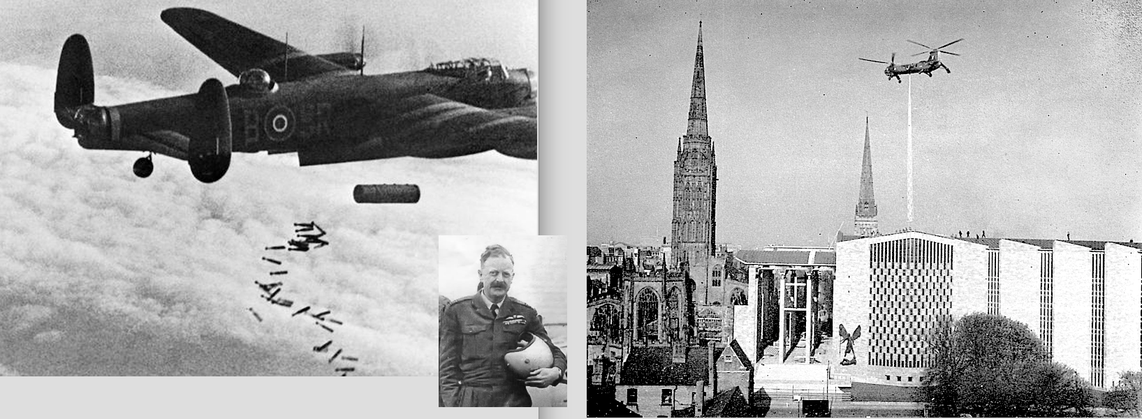 Bombing, to building - Coventry Cathedral